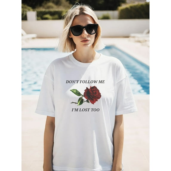 90s Graphic Tee Retro Aesthetic Shirt Grunge Clothing Goth Red Rose ...