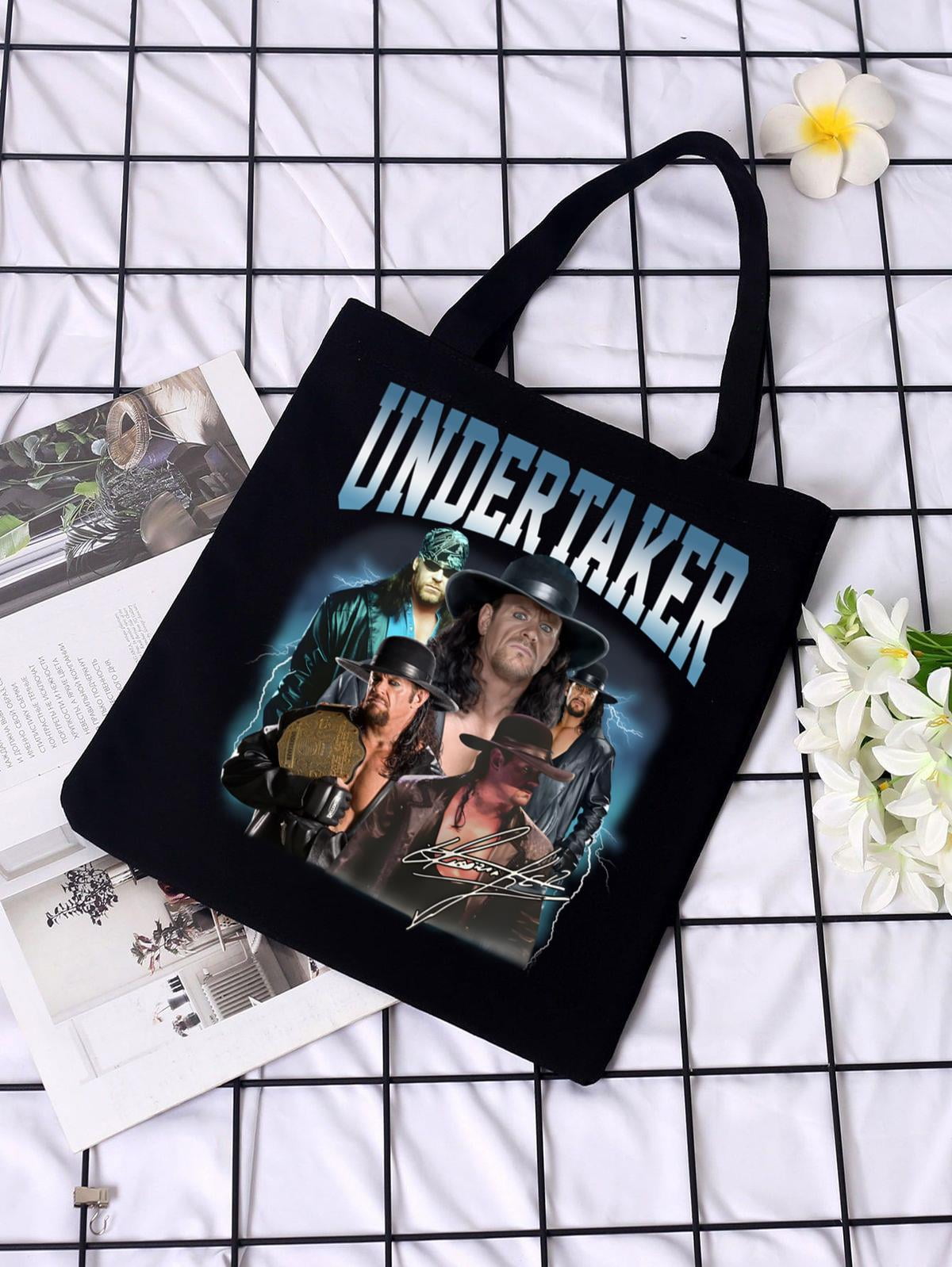 90s Graphic Undertaker Tote Bag, Undertaker Bag, Sports World Wrestling ...