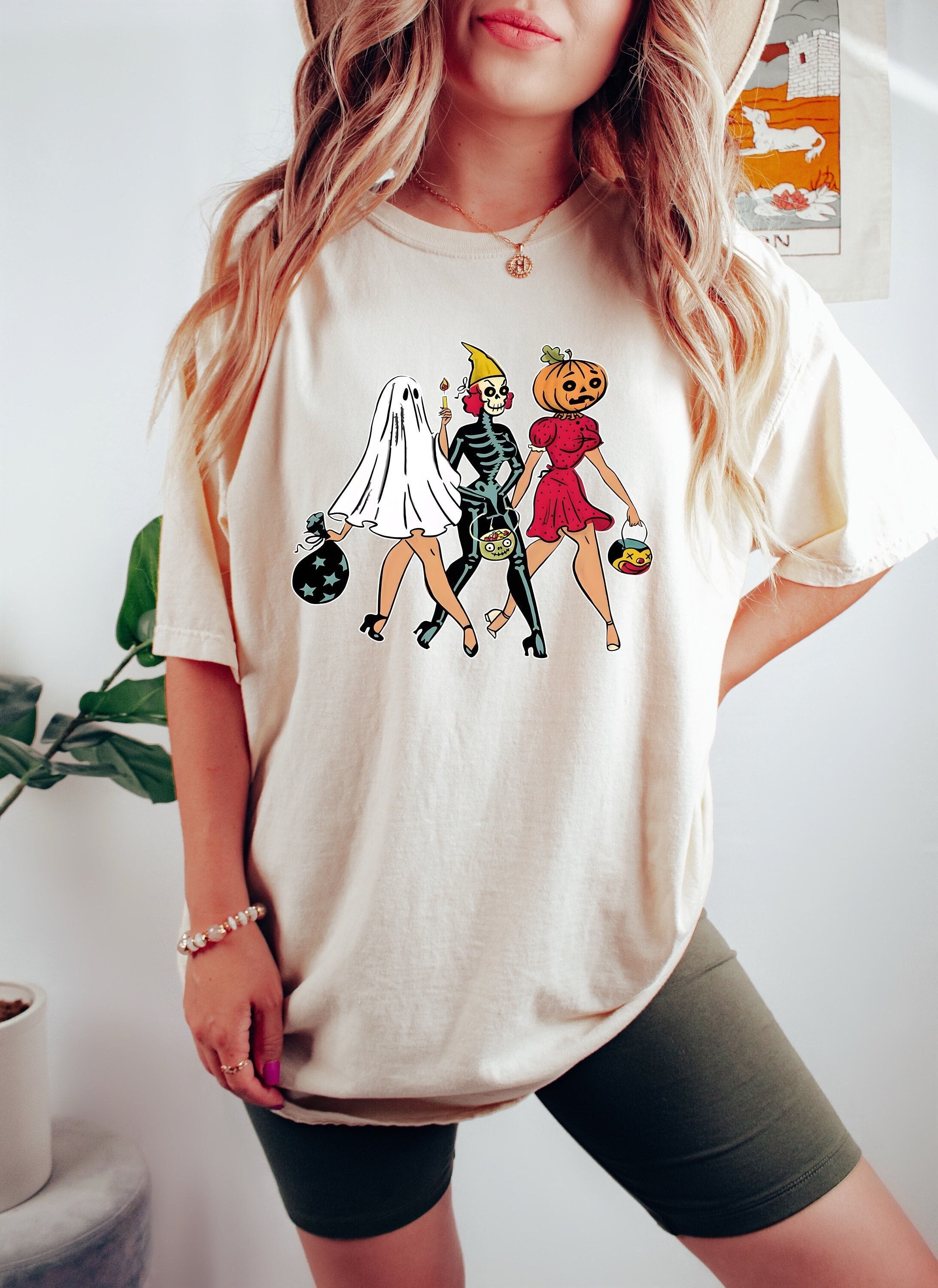 90s Halloween Shirt, Trick Or Treat Halloween T-Shirt, Halloween T ...