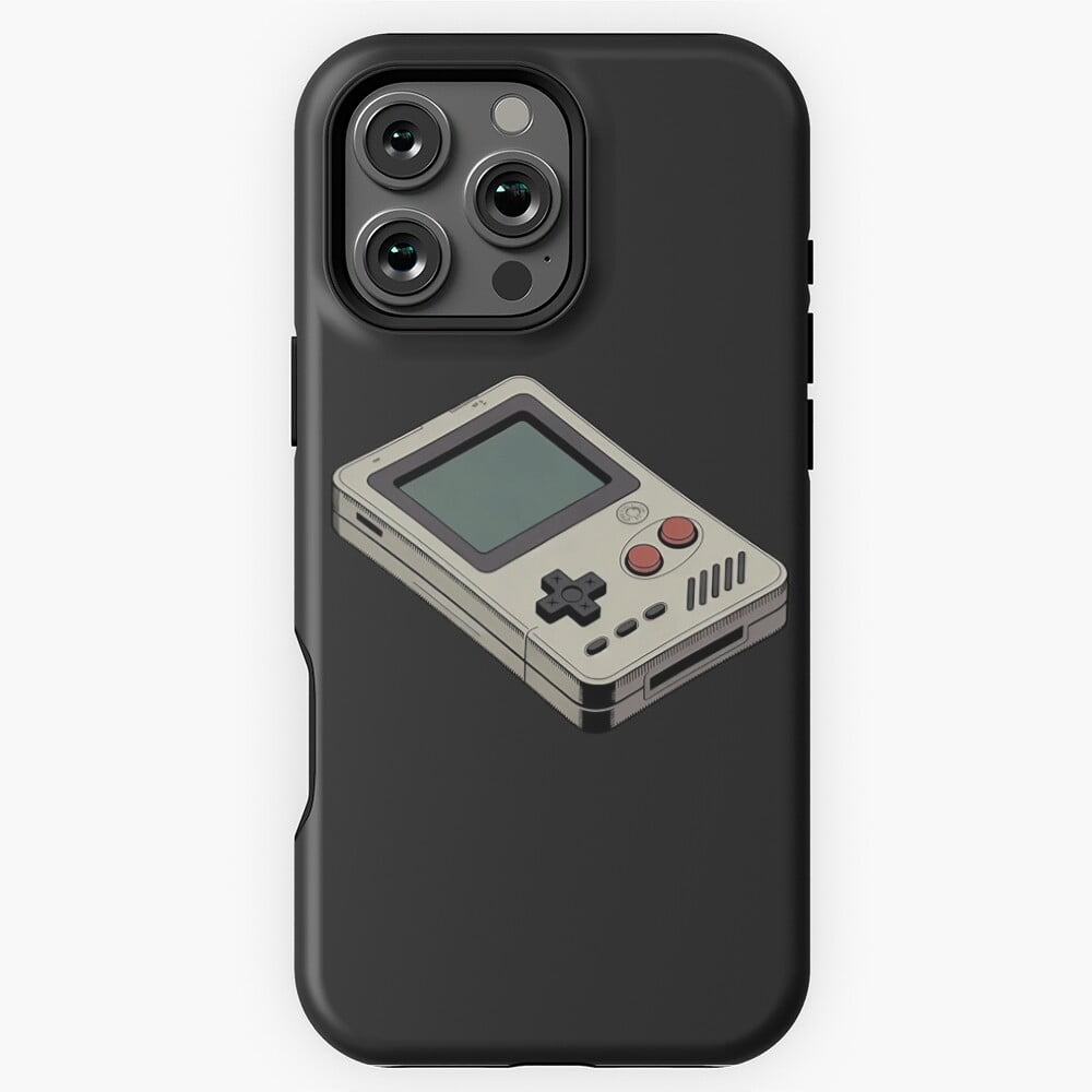 90s Handheld Brick Game Icon Phone Case Compatible iPhone 17 through 11 ...