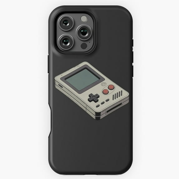 90s Handheld Brick Game Icon Phone Case Compatible iPhone 17 through 11 ...