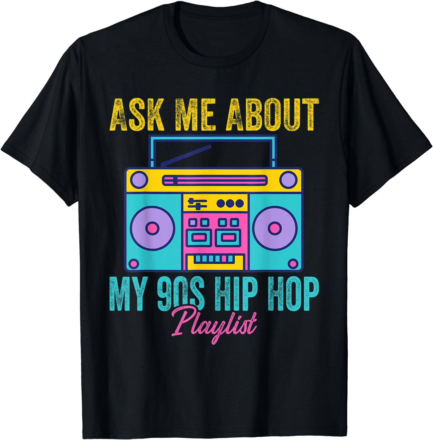 90s Hip Hop Clothing Rap Music Nostalgia Old School Gangster T-Shirt ...