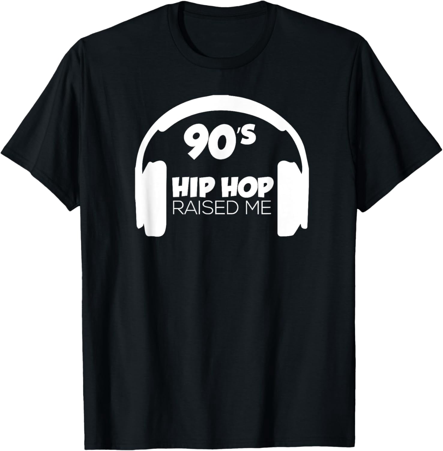 90s Hip Hop Music Raised Me Cool Retro 90's Rap Lover T-Shirt - Walmart.com