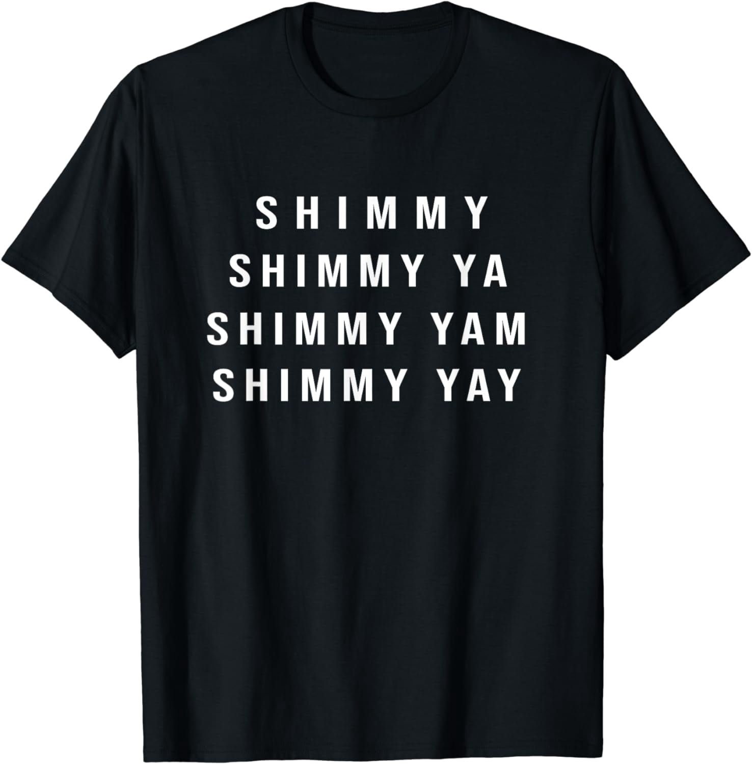 90s Hip Hop Old School Street Wear Shimmy Shimmy Ya T-Shirt - Walmart.com