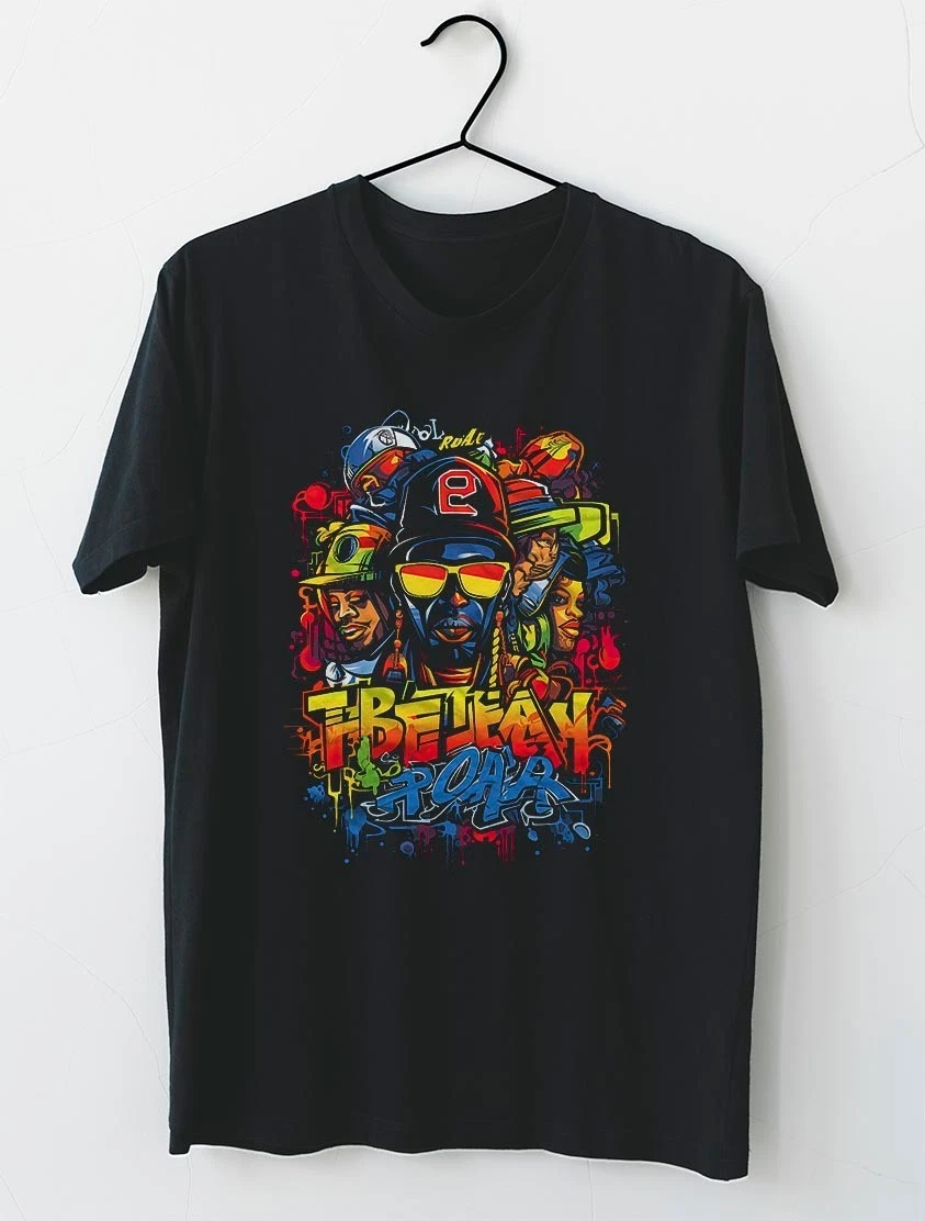 90s Hop Graffiti Oldschool Rap Boom rap T-Shirt - Walmart.com