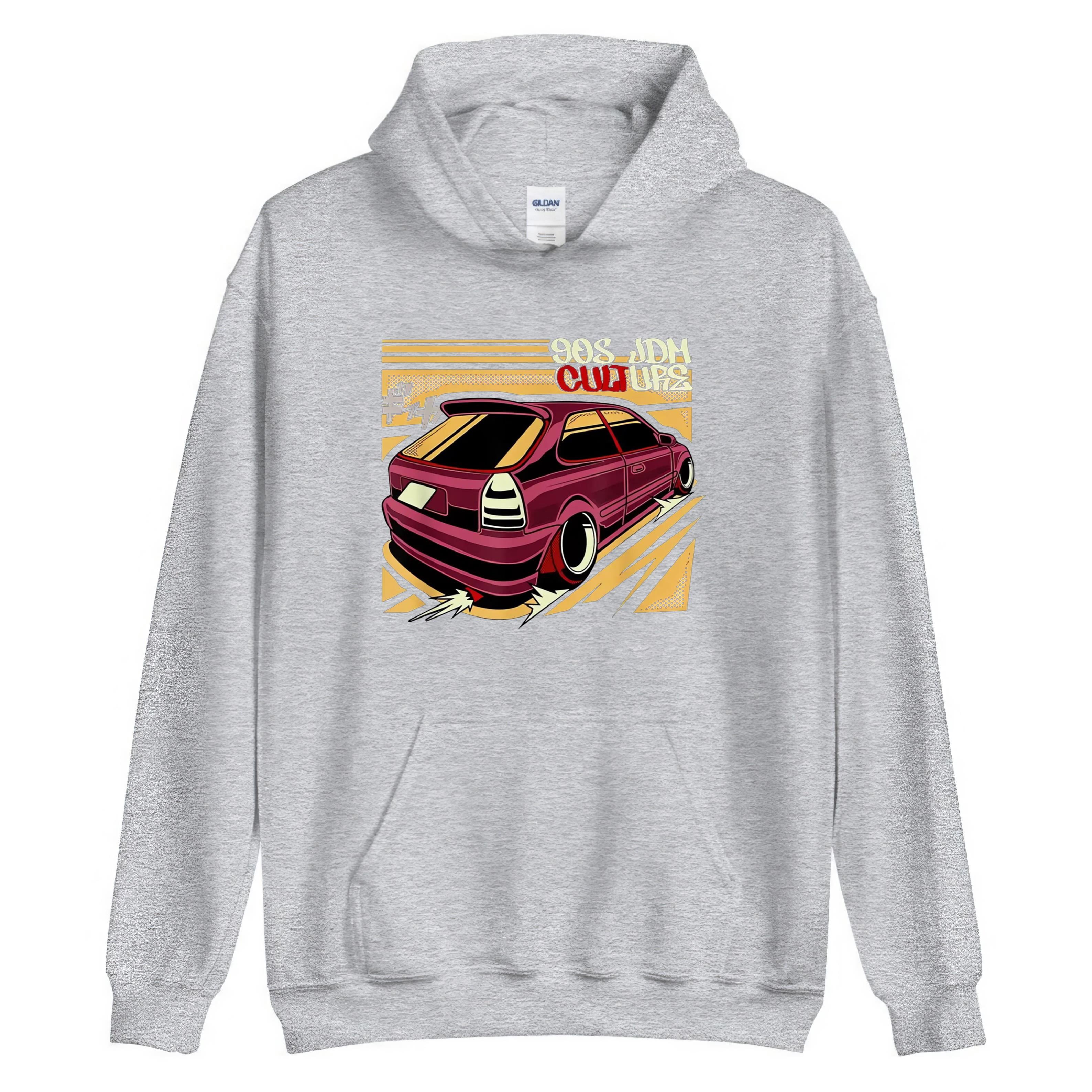 90s JDM Car Graphic Hoodie, Unisex Racing Design - Walmart.com