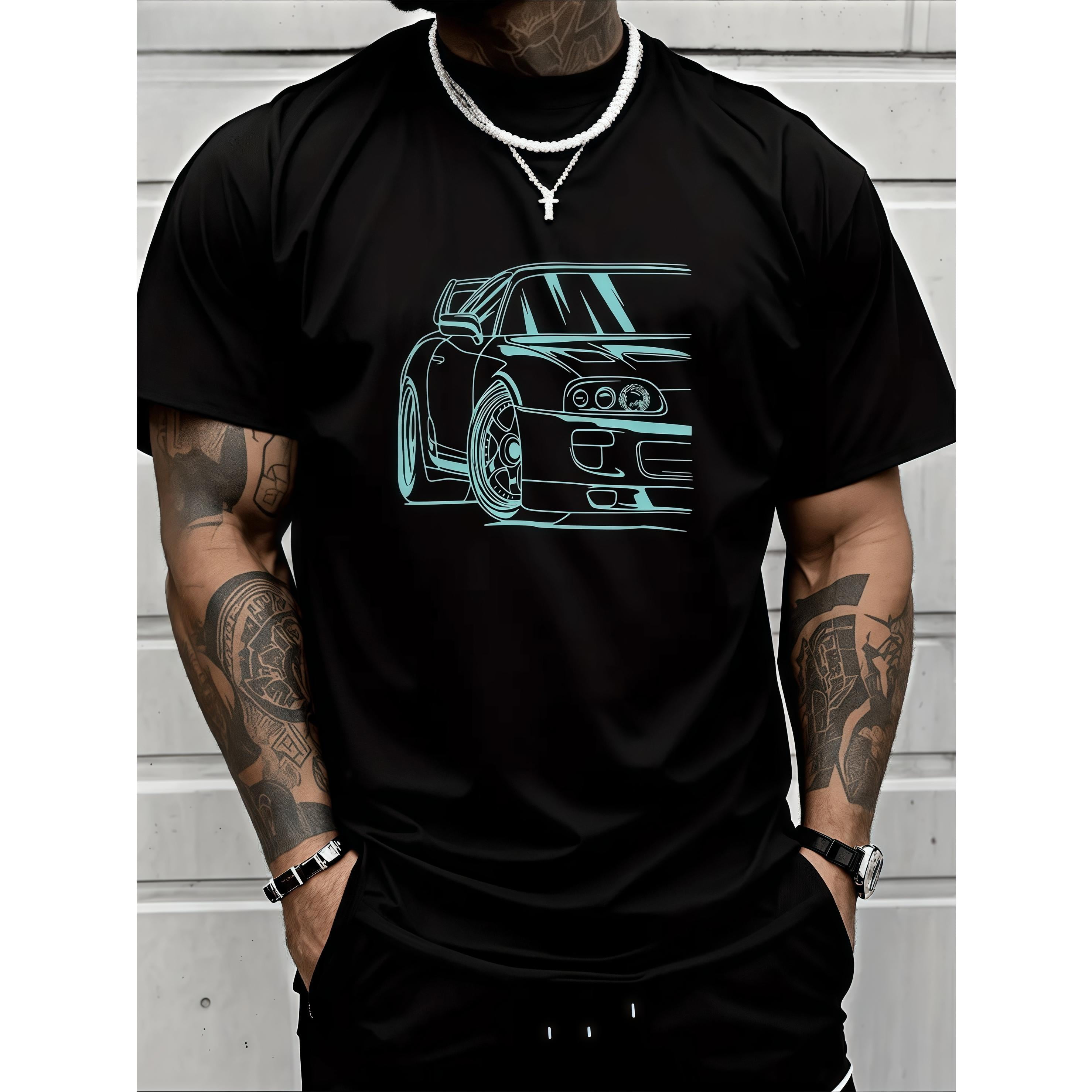 90s JDM Icon T-Shirt - Retro Japanese Performance Car Outline Design ...