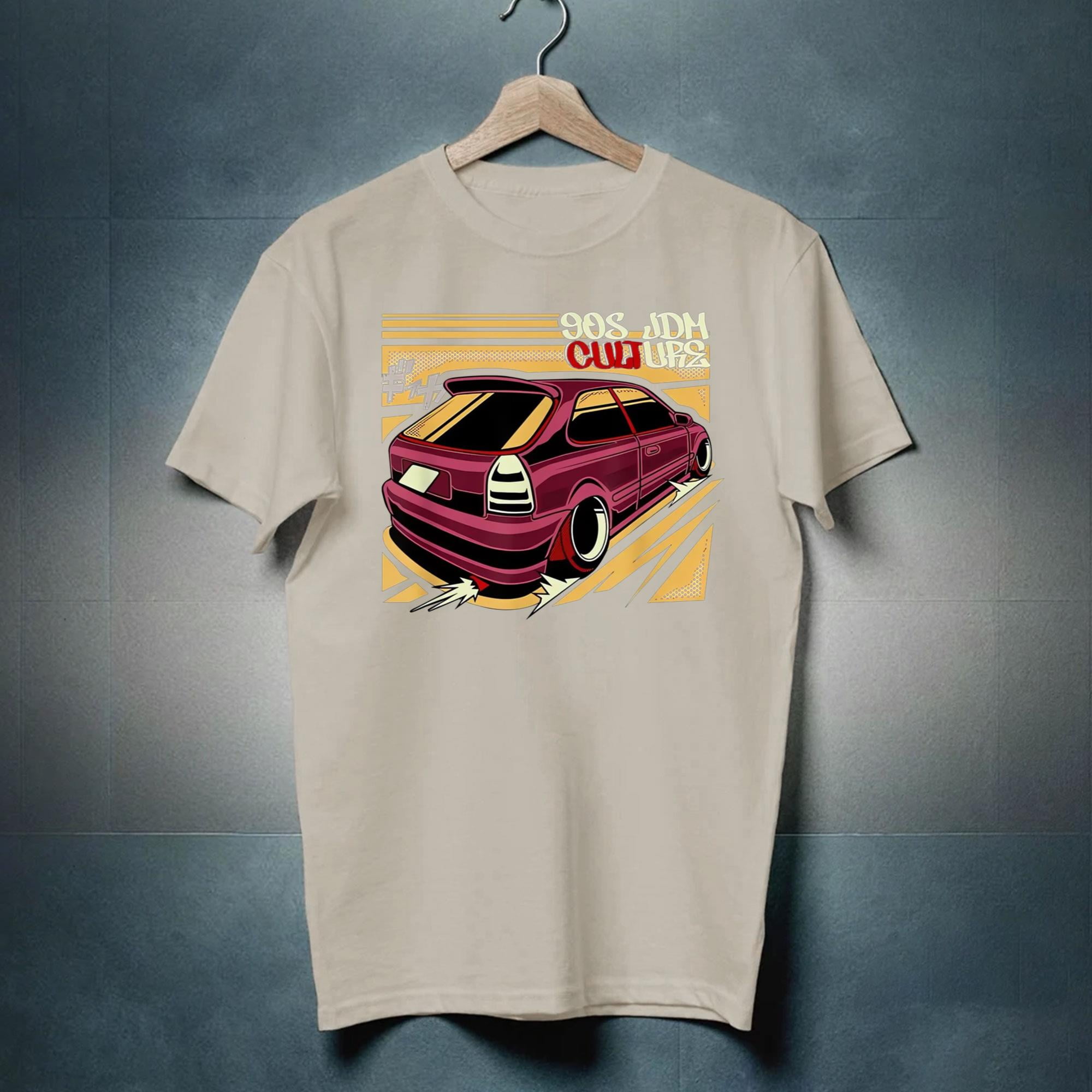90s Jdm Ek Hatch Car Shirt-TH37268 - Walmart.com