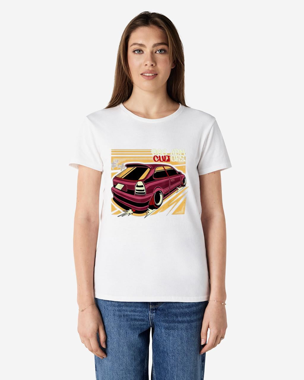 90s Jdm Ek Hatch Car T-Shirt, for men & women, up to size 5XL ...