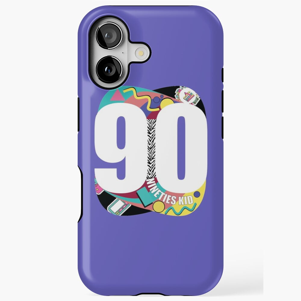 90s Kids Retro Merch Phone Case with iPhone 11 to 17 Pro Max - Walmart.com