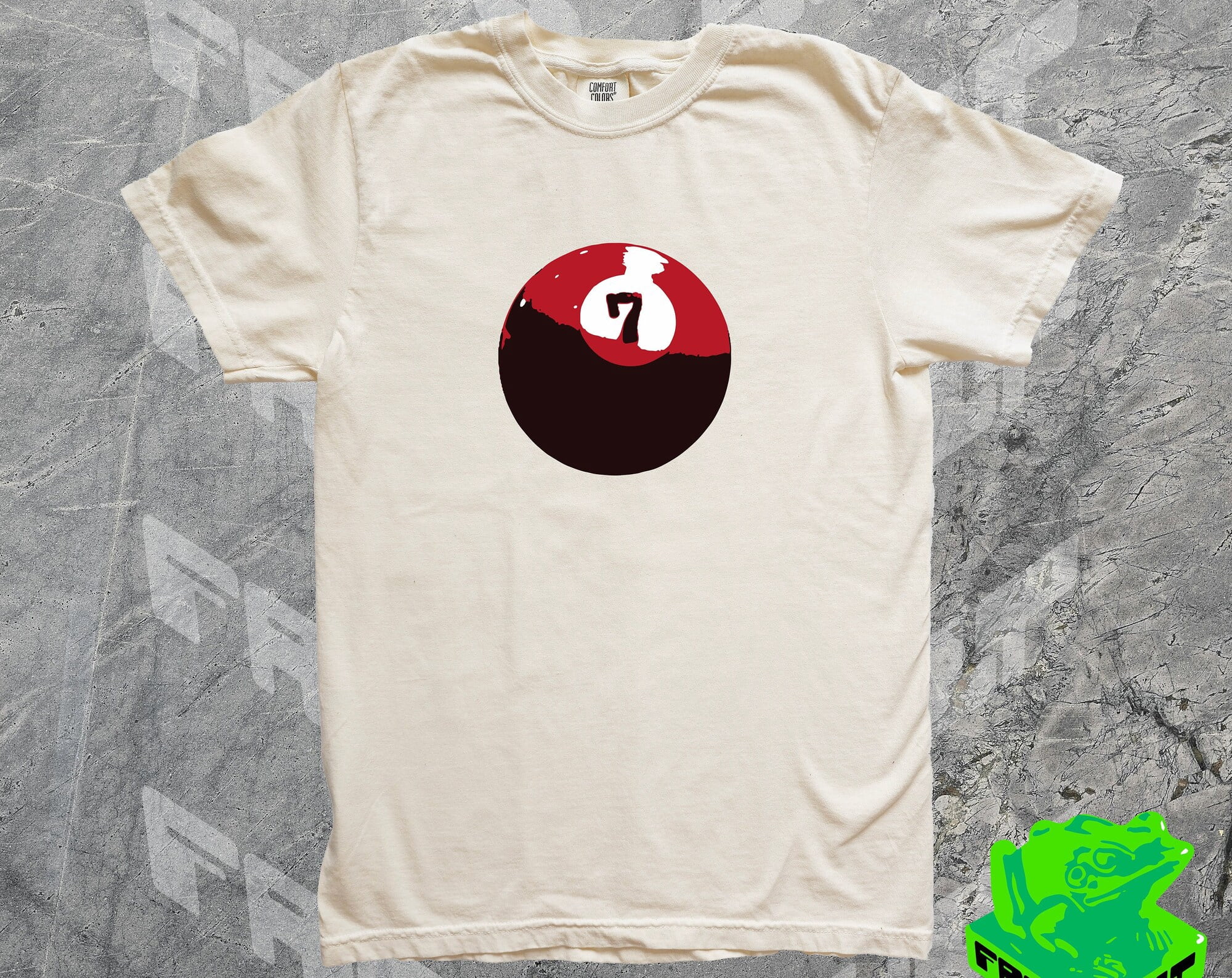 90s Lucky 7 Tshirt Y2k 7 Ball Graphic Tee Lucky Number 7 Cue Ball ...