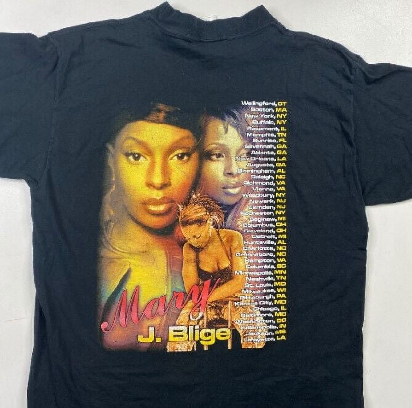 90s Mary J Blige Bootleg Rap Tee Shirts, Unisex Cotton S-2XL Shirts ...