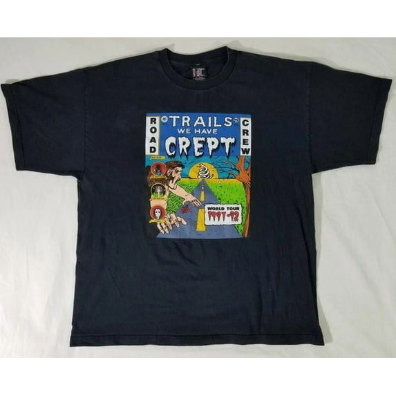 90s Metallica Trails We Have Crept Rock Music Band Tour T Shirt ...