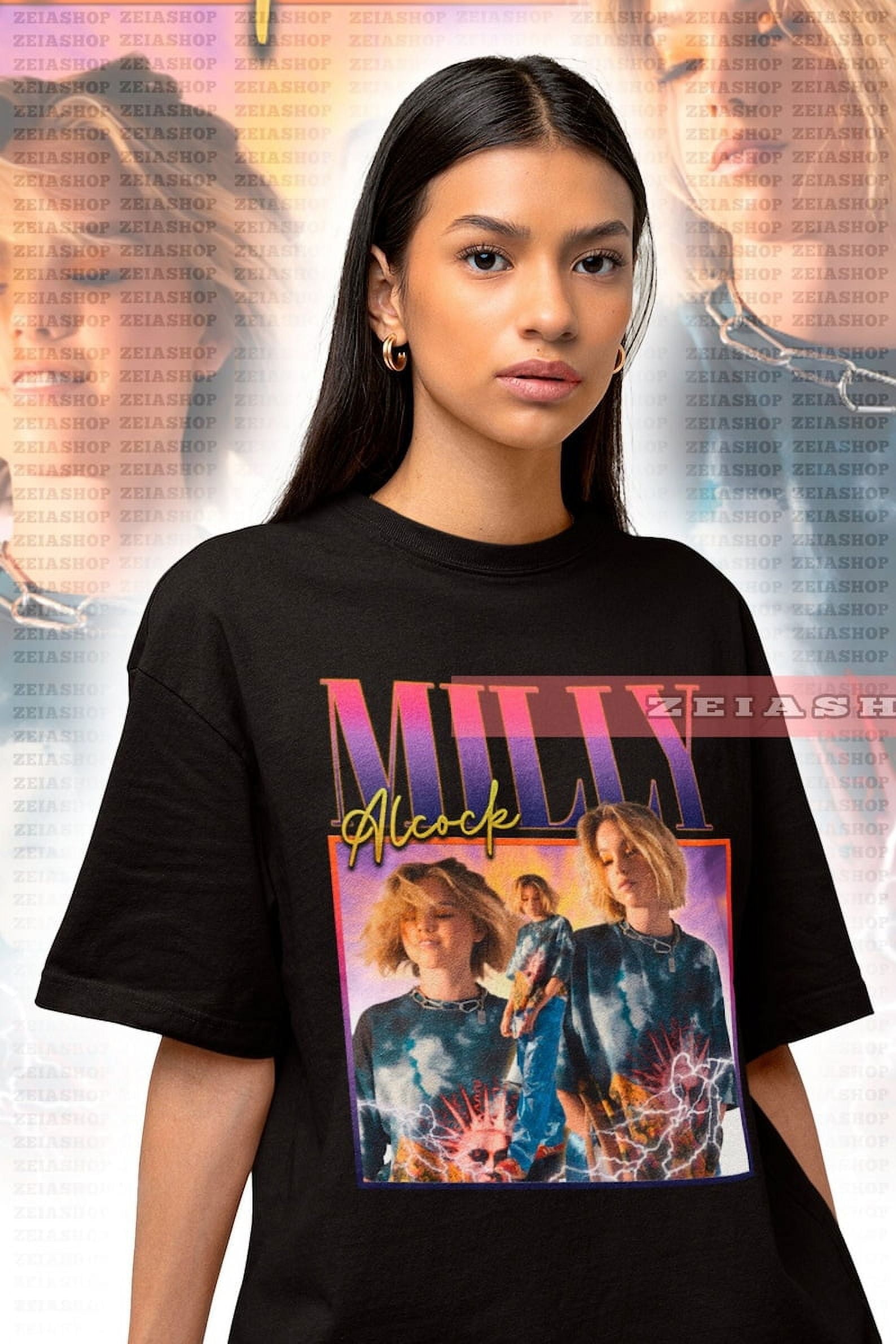 90s Milly Alcock T-Shirt - Milly Alcock & Hoodie - Milly Alcock Merch ...