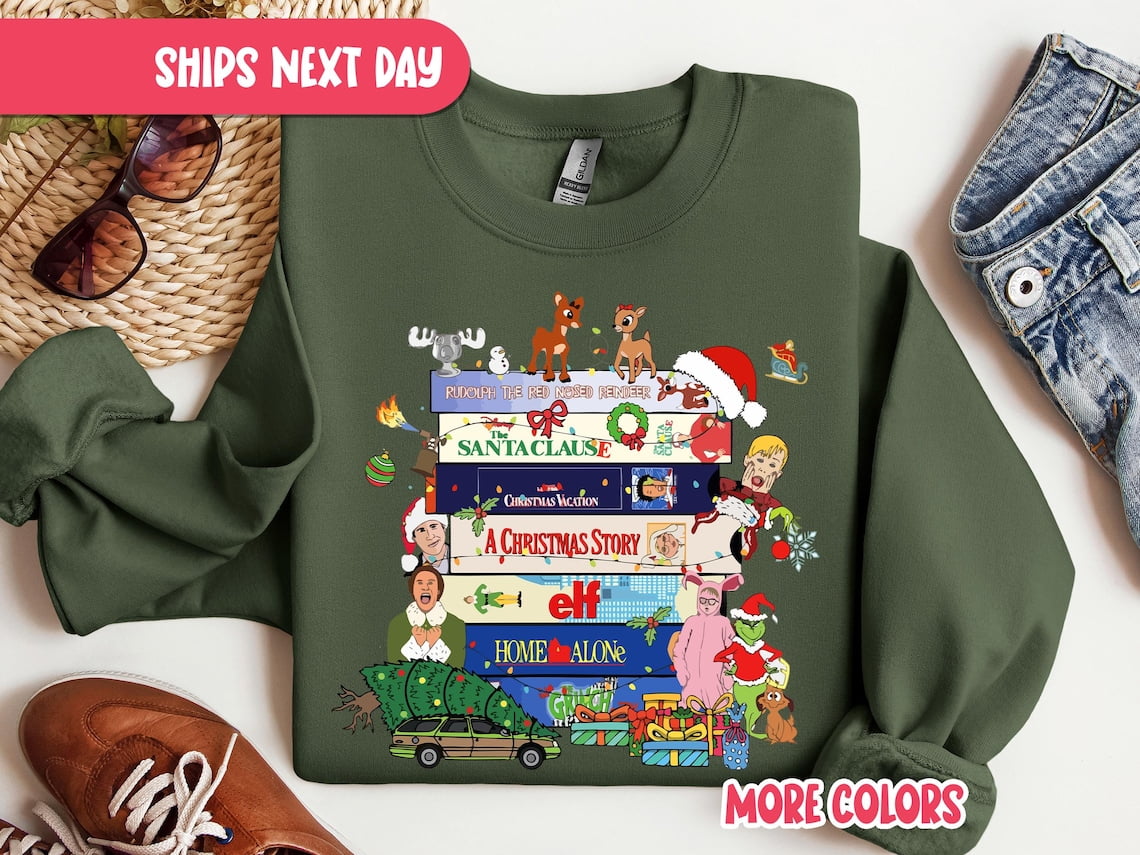 90s Movie SweatRetro Crewneck, Vintage Pullover, Cozy Winter Movie ...