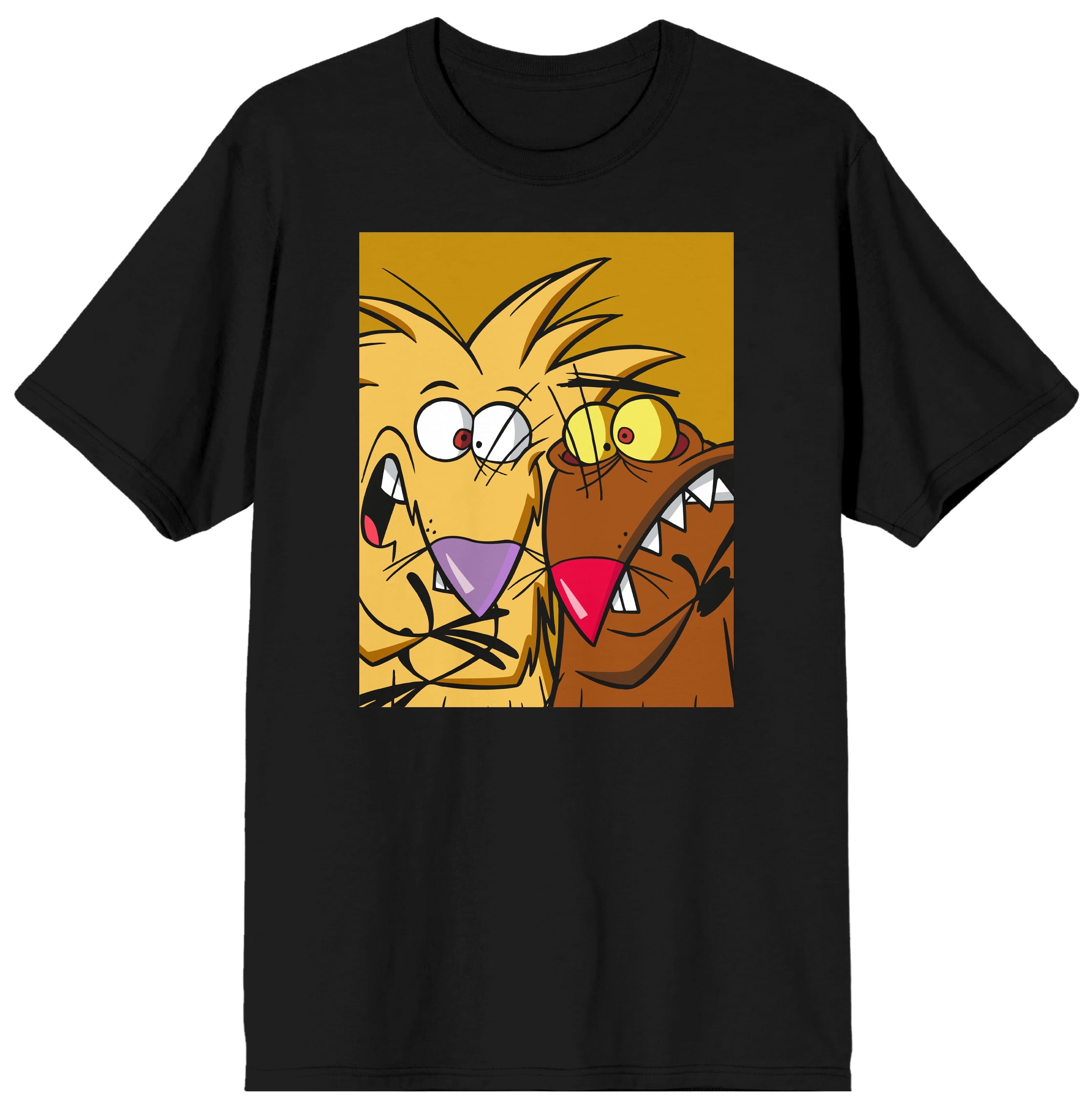 90s Nickelodeon Angry Beavers Oversized Men's Black T-Shirt-XXL ...