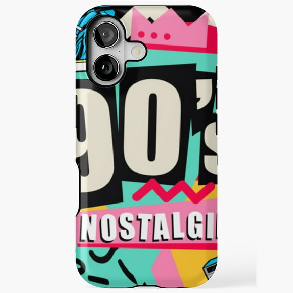 90s Nostalgia Throwback Retro Graphic Tough iPhone Case with iPhone 11 ...