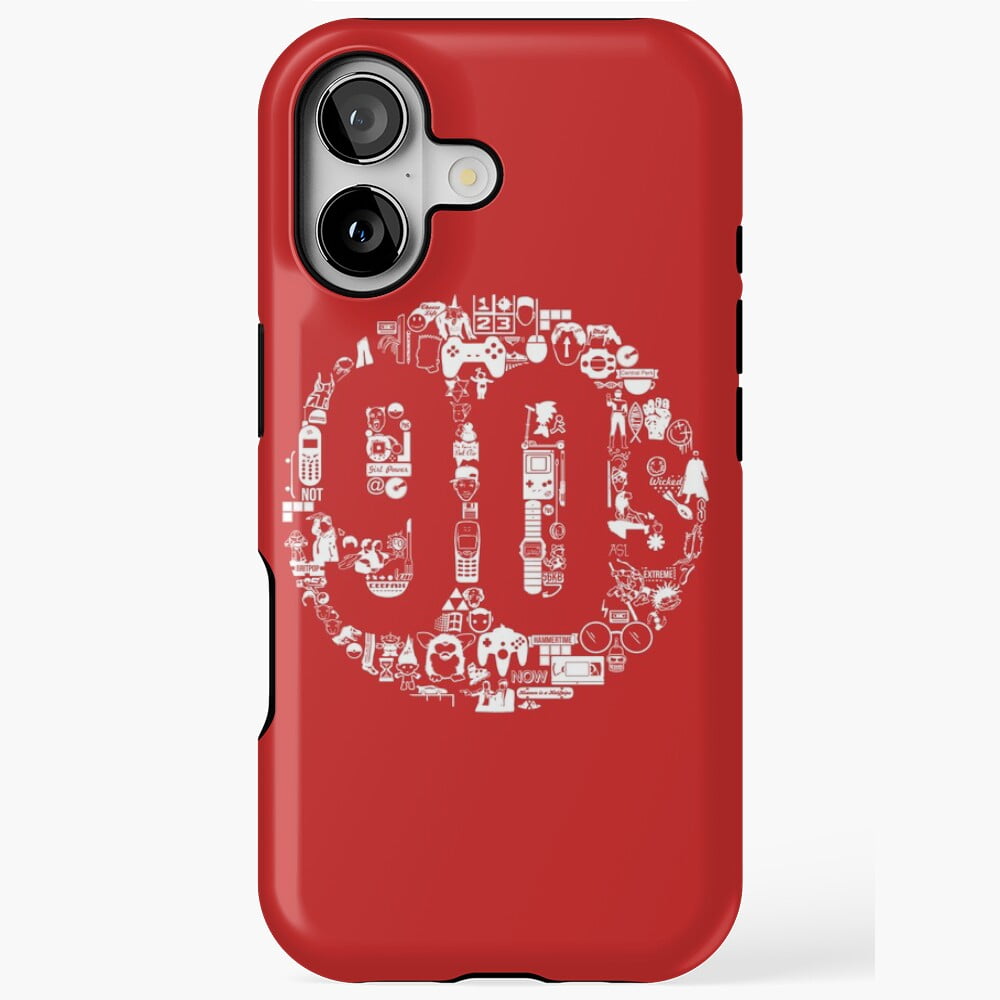 90s Nostalgia Trip 1990s Retro Phone Case with iPhone 11 to 17 Pro Max ...