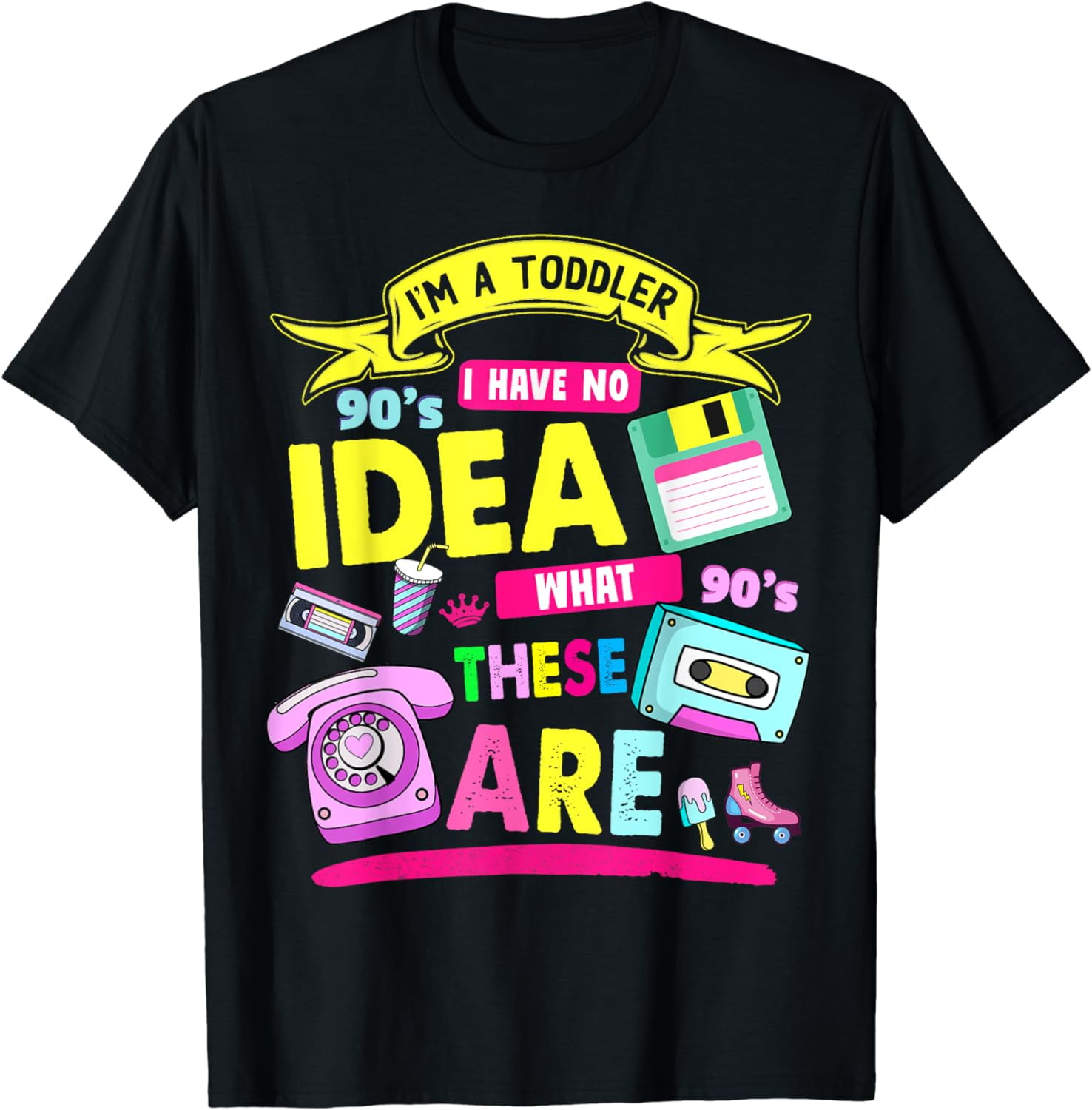 90s Outfit Ideas For Toddlers & 90s Theme Kids 90s Nostalgia T-Shirt ...