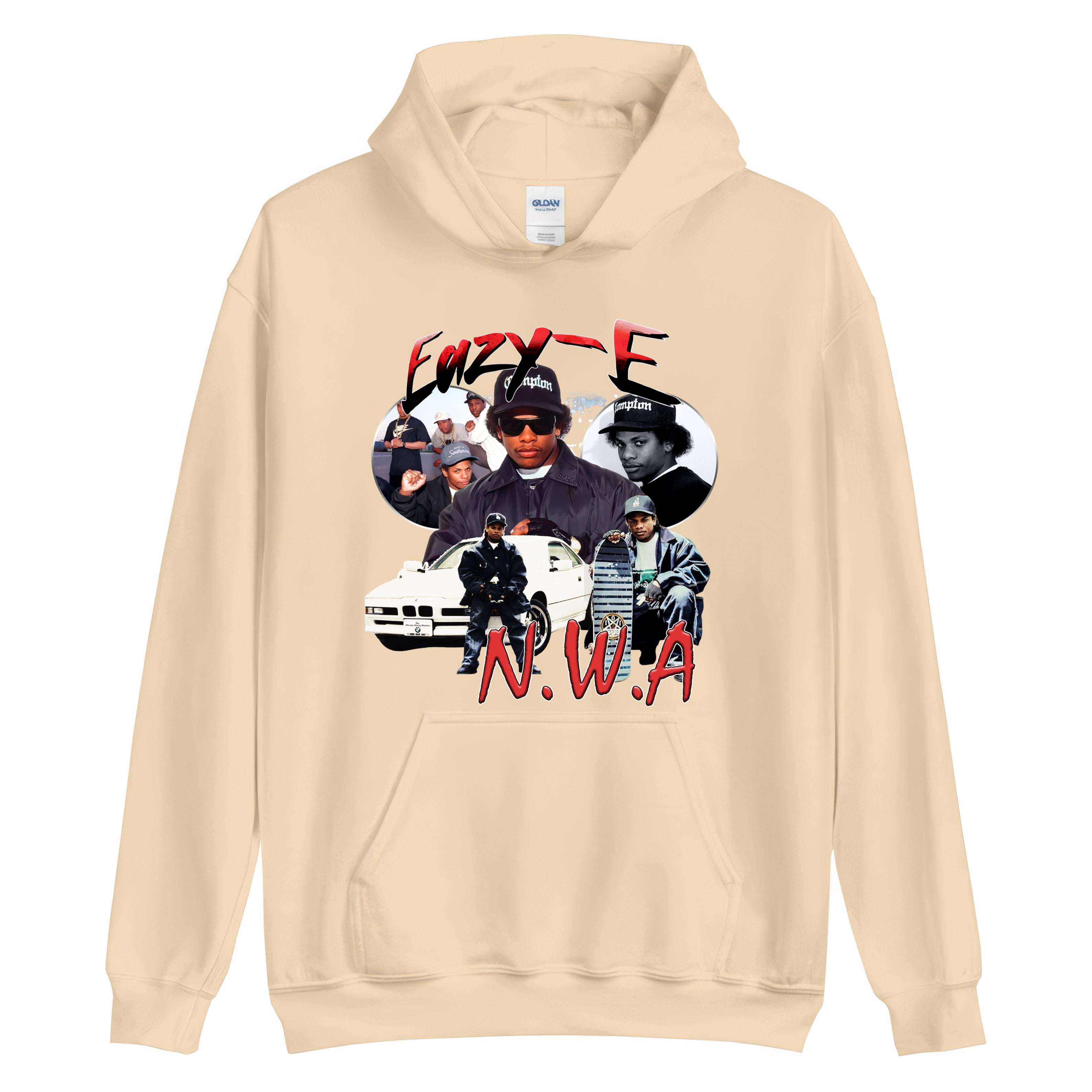 90s Rap Legend Hoodie, Bootleg Hip-Hop Retro Graphic Tee - Walmart.com