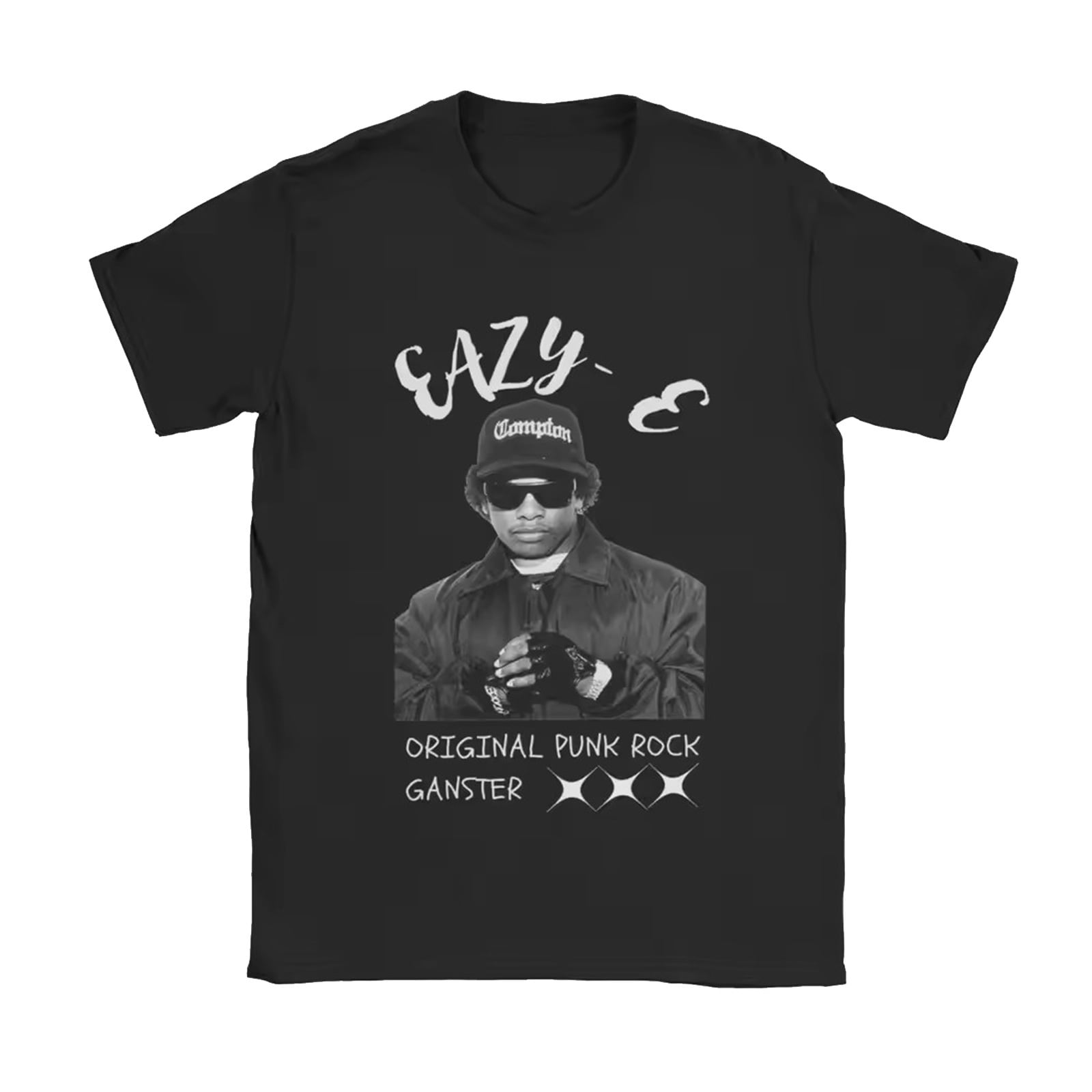90s Rapper Eazy E Graphic T-shirt Short Sleeve Unisex Hip Hop Oversize ...