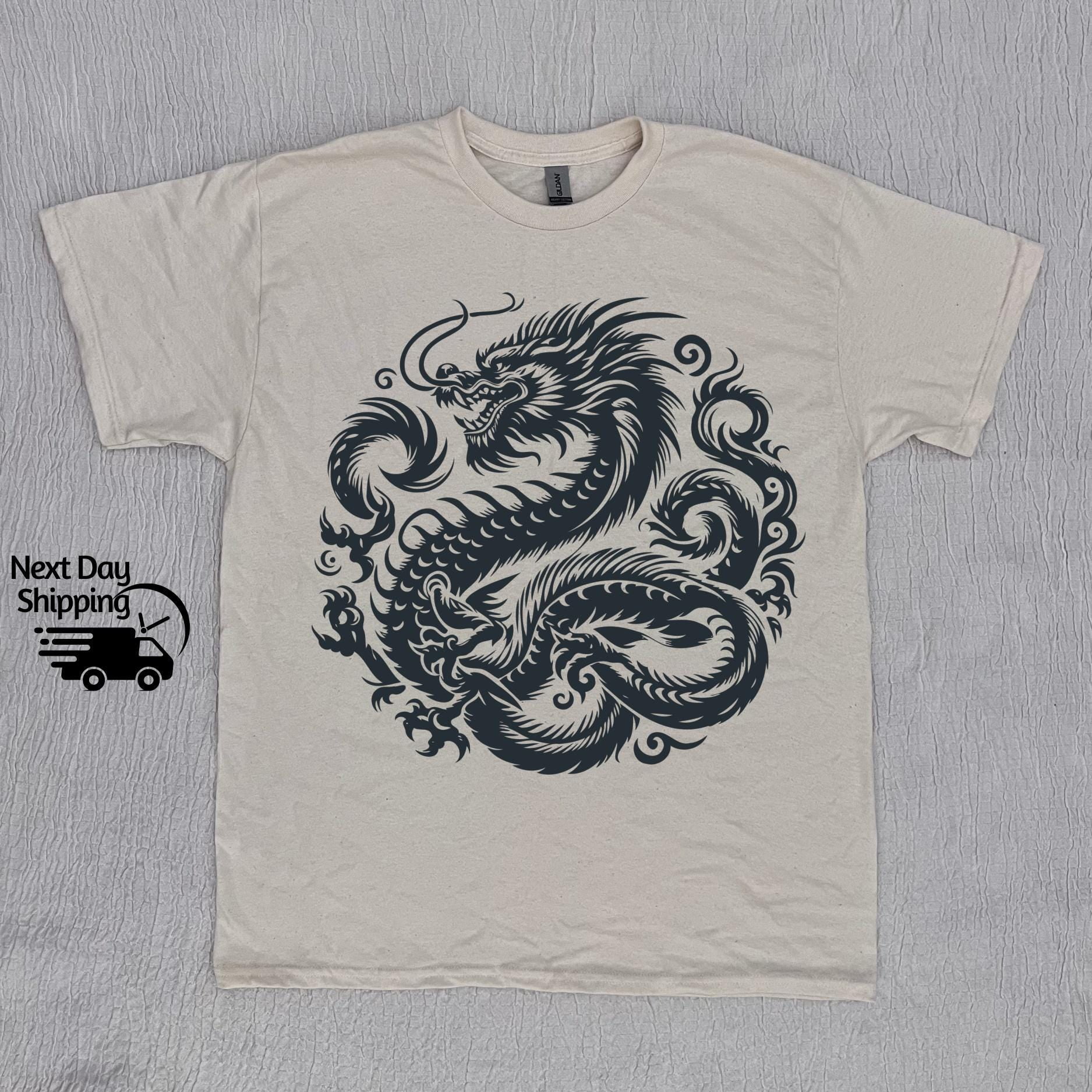 90s Retro Chinese Dragon 90s Graphic Shirt, Dragon T-shirt, Shirt ...
