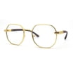 Retro Gangster Rapper Luxury Clear Lens Rimless Rectangle Fashion ...