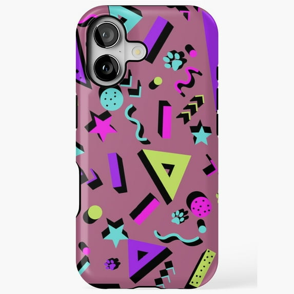 90s Retro Paw Print Nostalgic Throwback Design Tough Phone Case for 11 ...