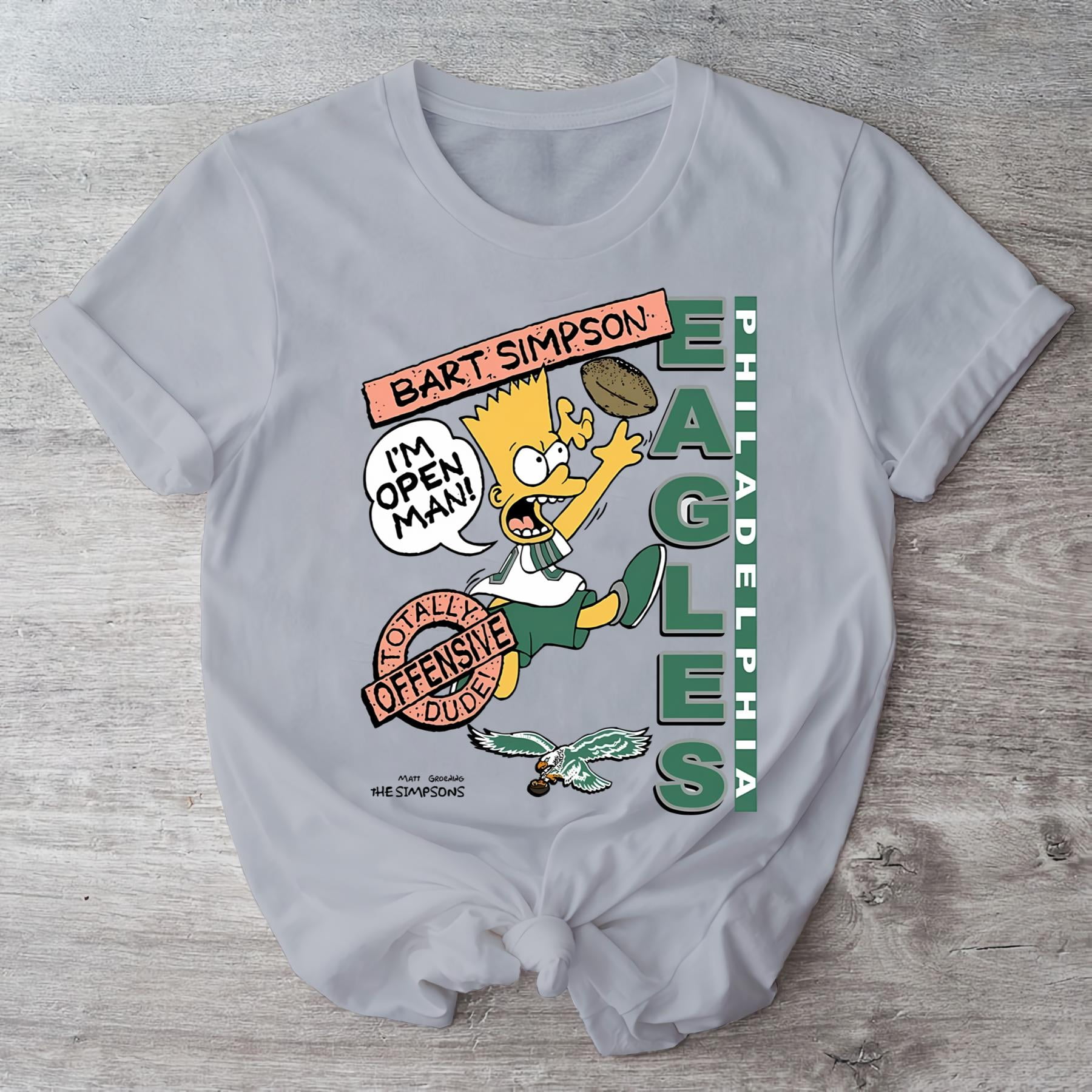 90s Style Cartoon Character Eagles Bootleg Tee Shirt - Walmart.com