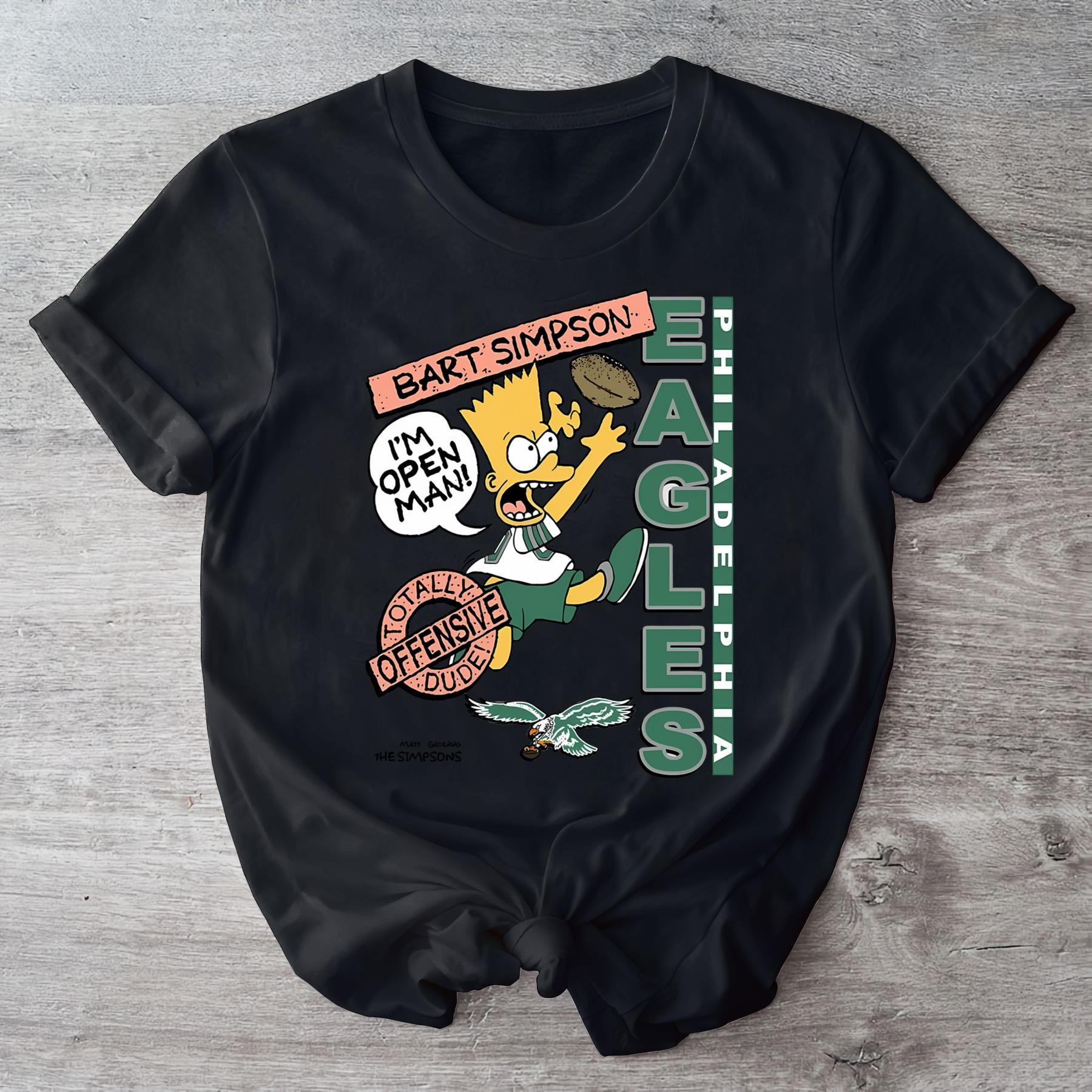 90s Style Cartoon Character Eagles Bootleg Tee Shirt - Walmart.com
