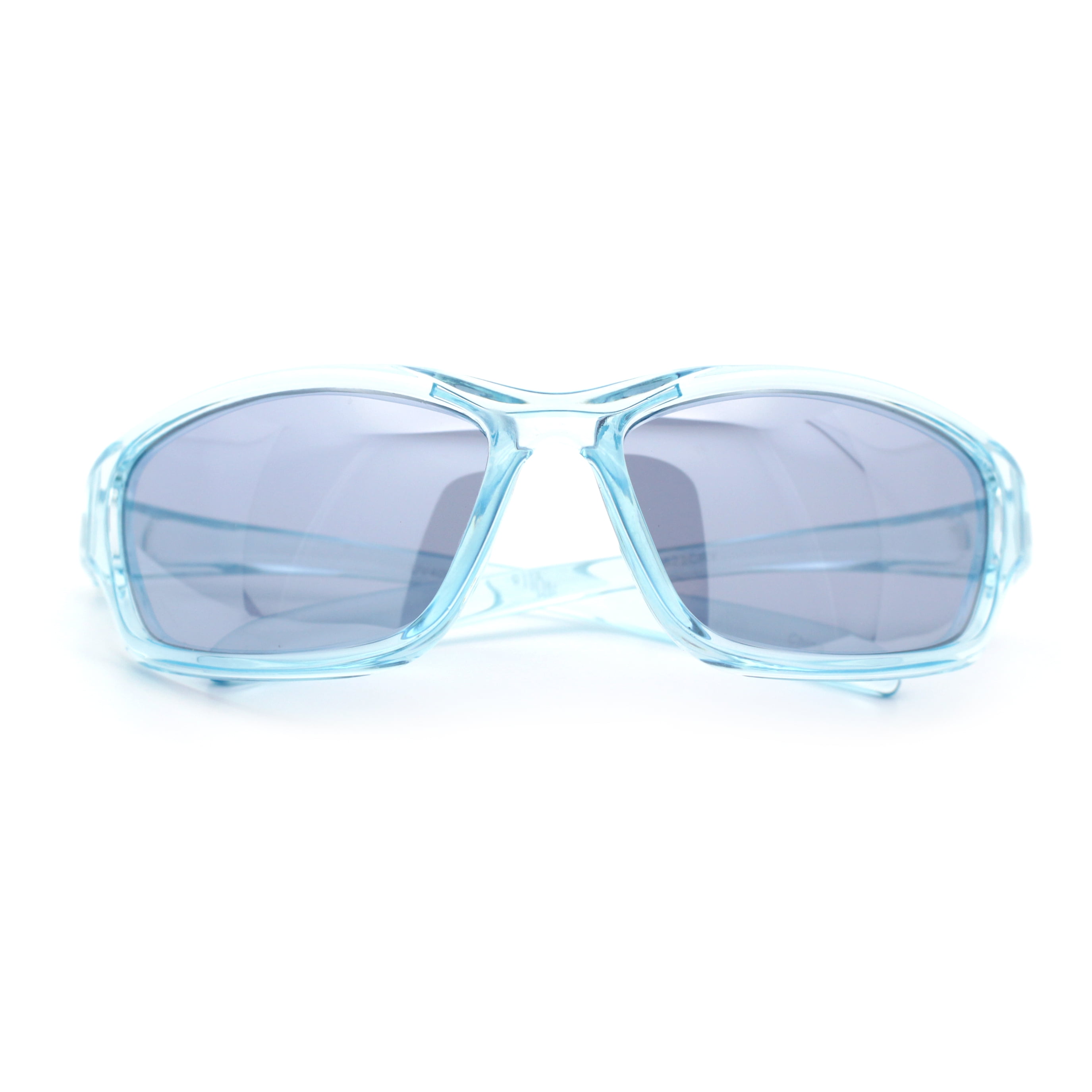 90s Styling Rectangular Fem Color Sport Plastic Wrap Around Sunglasses ...