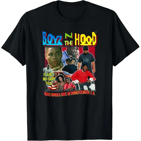 90s Throwback Collage Hip Hop Movie Graphic Retro Vintage Style Top Tee ...