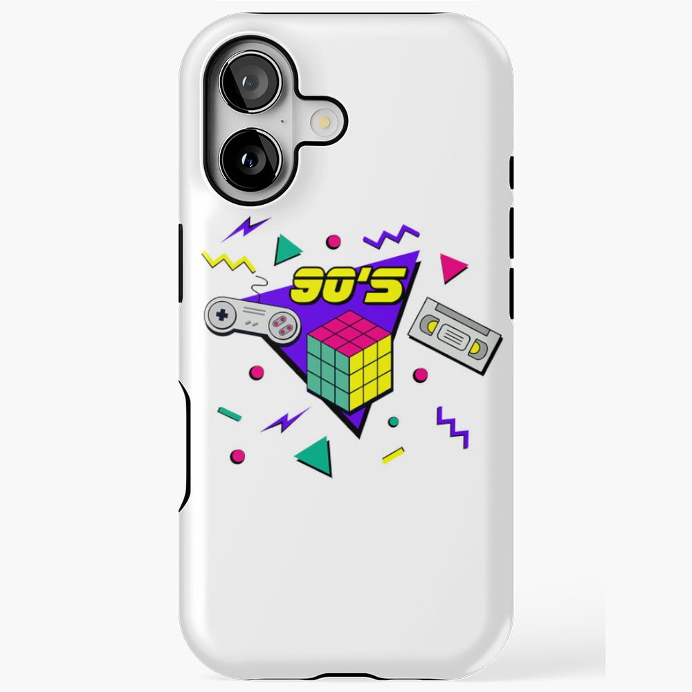 90s VHS Retro Nostalgia Phone Case with iPhone 11 to 17 Pro Max ...