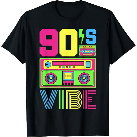 90s Vibe 1990 Style Fashion 90 Theme Outfit Nineties Costume T-Shirt ...