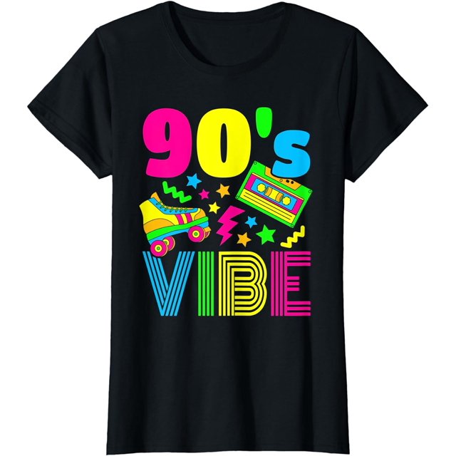90s Vibe 1990s Fashion 90s Theme Outfit Nineties Theme Party T-Shirt ...