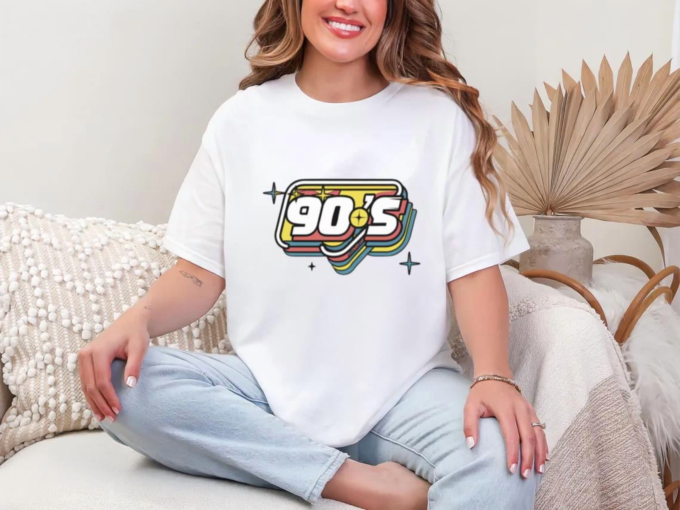 90s Vibe Funny Retro Nineties Nostalgia Throwback Graphic Style Unisex ...