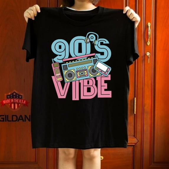 90s Vibe Retro Pop Culture Lettering Fun Colorful Art C216 t-shirt,for ...