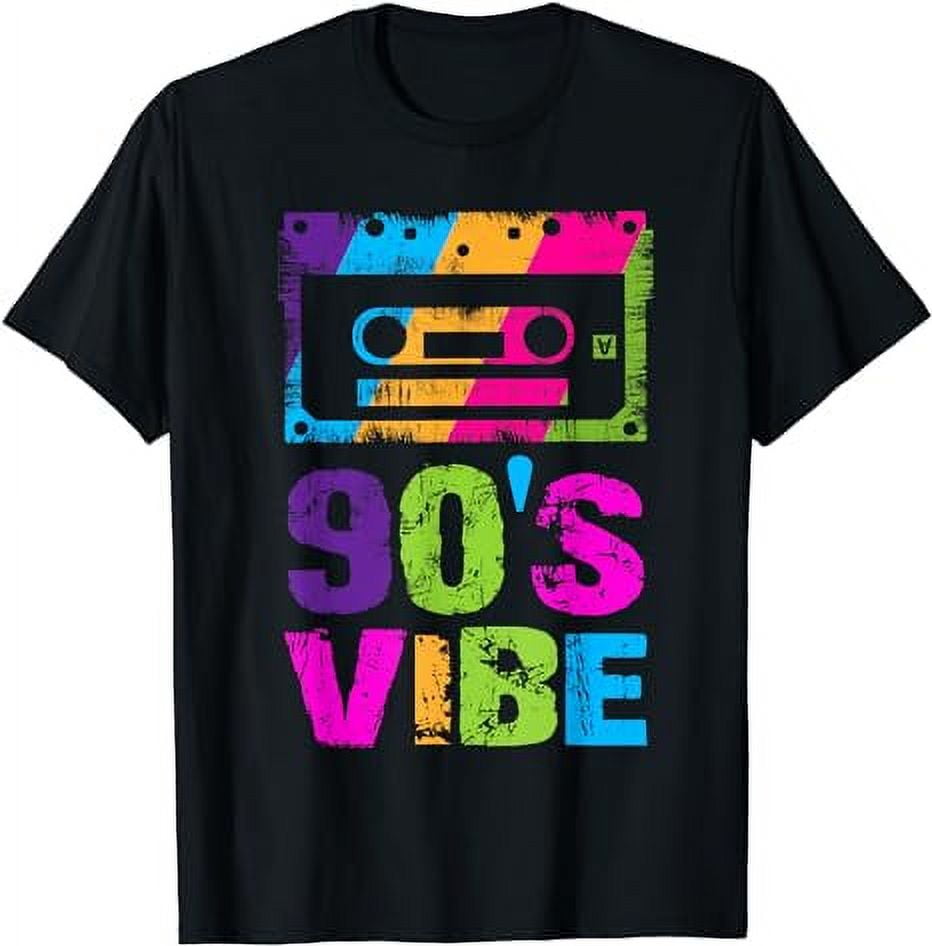 90s Vibe Vintage 1990s Music 90s Costume Party Nineties T-Shirt ...