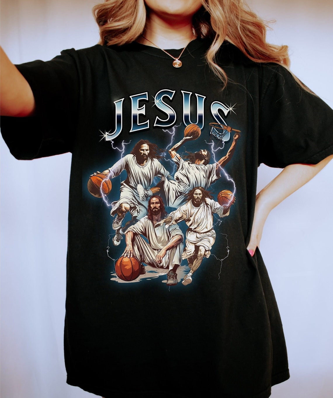 90s Vintage Bootleg, Jesus Shirt, He Is Rizzin' Shirt, Jesus Shirt ...
