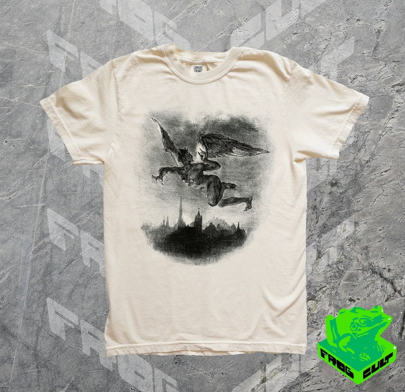 90s Vintage Dark Art T-shirt – Mephistopholes 90s Graphic, Dreamy Abstract Art, Grimdark ...
