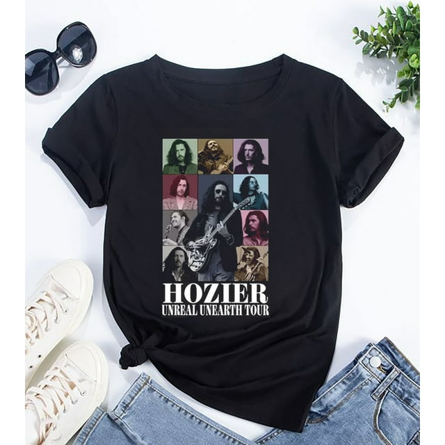 90s Vintage Hozier T-Shirt, Hozier Unreal Unearth Tour 2024 Shirt, Hozier Bootleg Shirt, Hozier ...