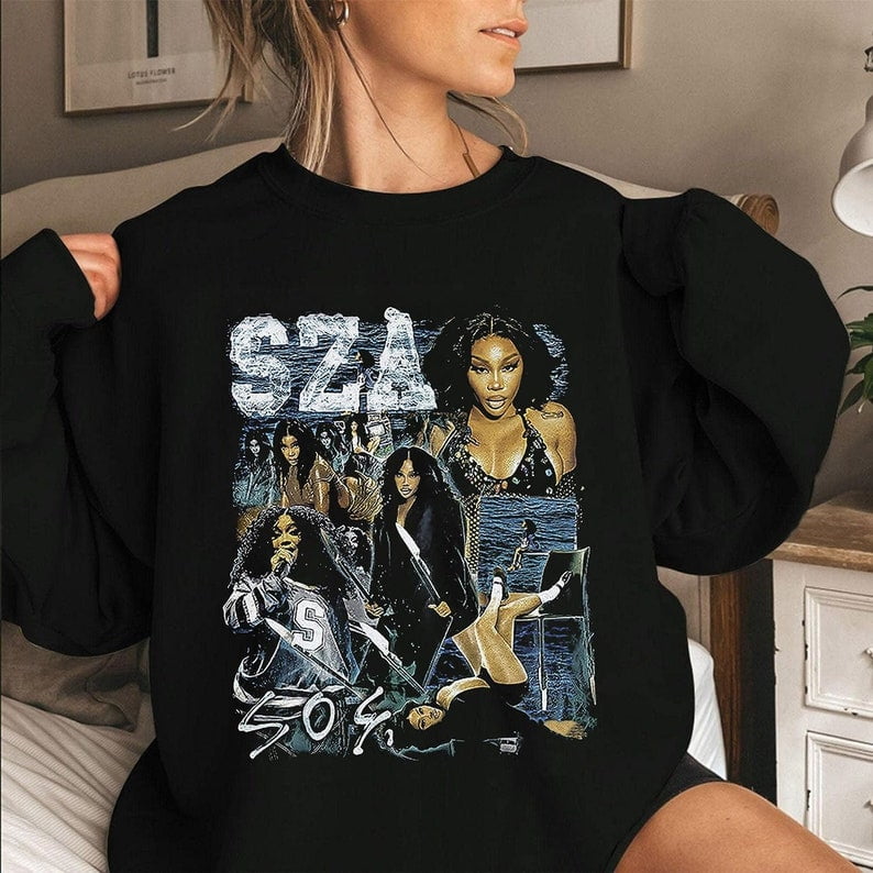 90s Vintage SZA SOS Full Tracklist Tee, SZA Tee, Sza S.O.S Tour Shirt ...