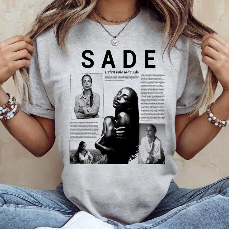 90s Vintage Sade Shirt, Sade Adu Fan Gift Tshirt, Men's And Women's ...