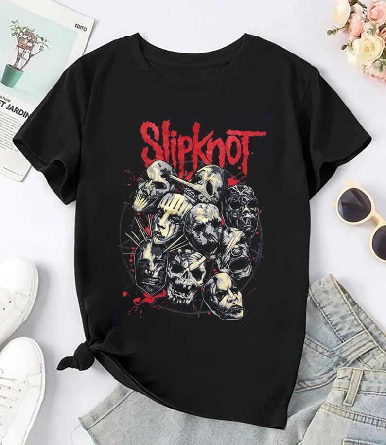 90s Vintage Slipknot Band T-Shirt, Slipknot 2024 Tour Shirt - Walmart.com
