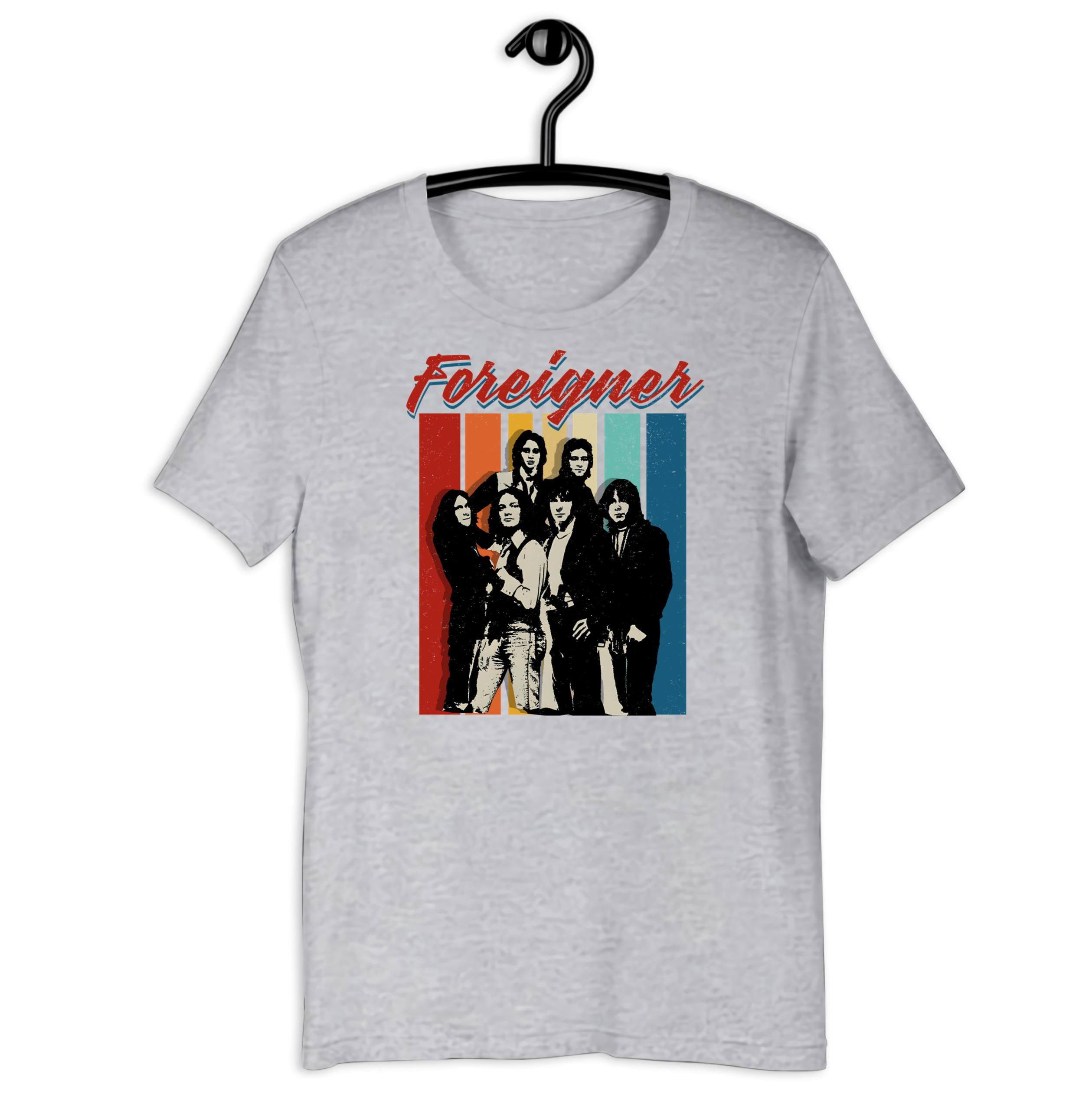90s VintageForeigner Band Shirt, Foreigner Band Tour 2023 Shirt ...