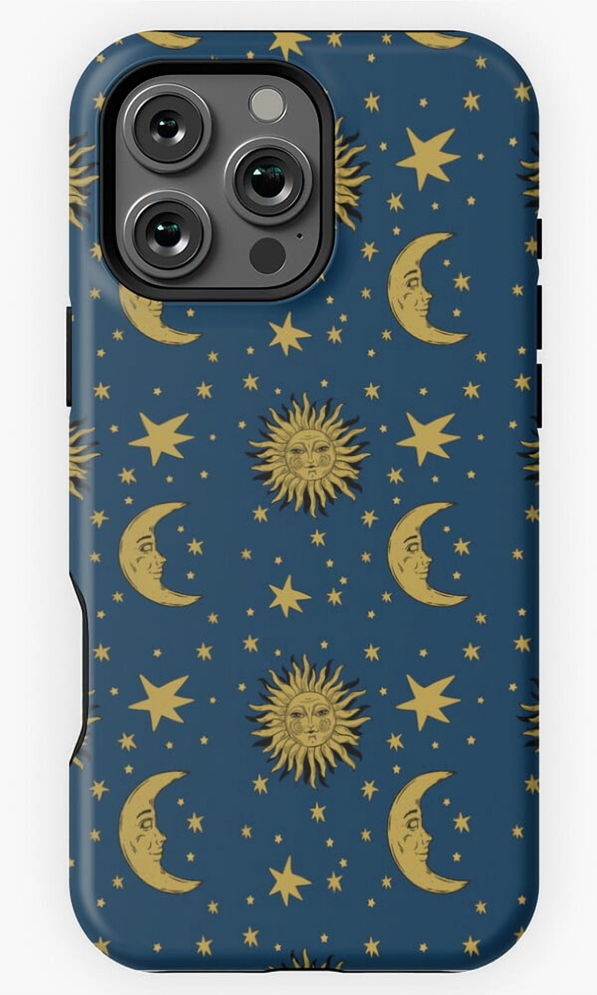90s Whimsigoth Celestial Sun and Moon Art iPhone 11–16 Pro Max ...