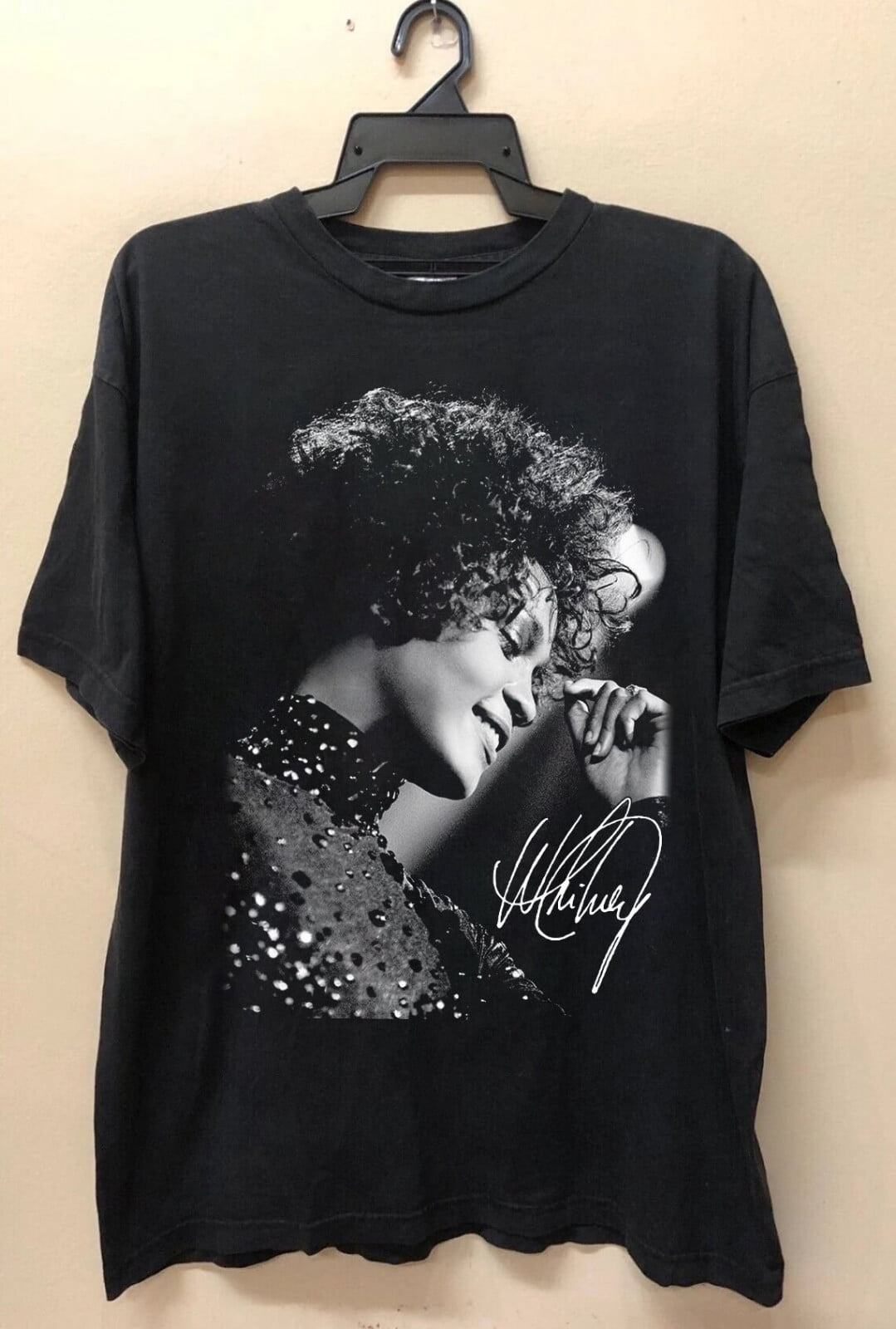 90s Whitney Houston Black T Shirt Gift For Fan Full Size S-345XL - Walmart.com