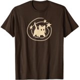 90s Y2K Scary Tomcat Cat is Scared under Starry Tail T-Shirt - Walmart.com