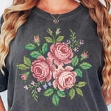 90s inspired Grandma core Shirt Thrifted Decor Granny TShirt Flower ...