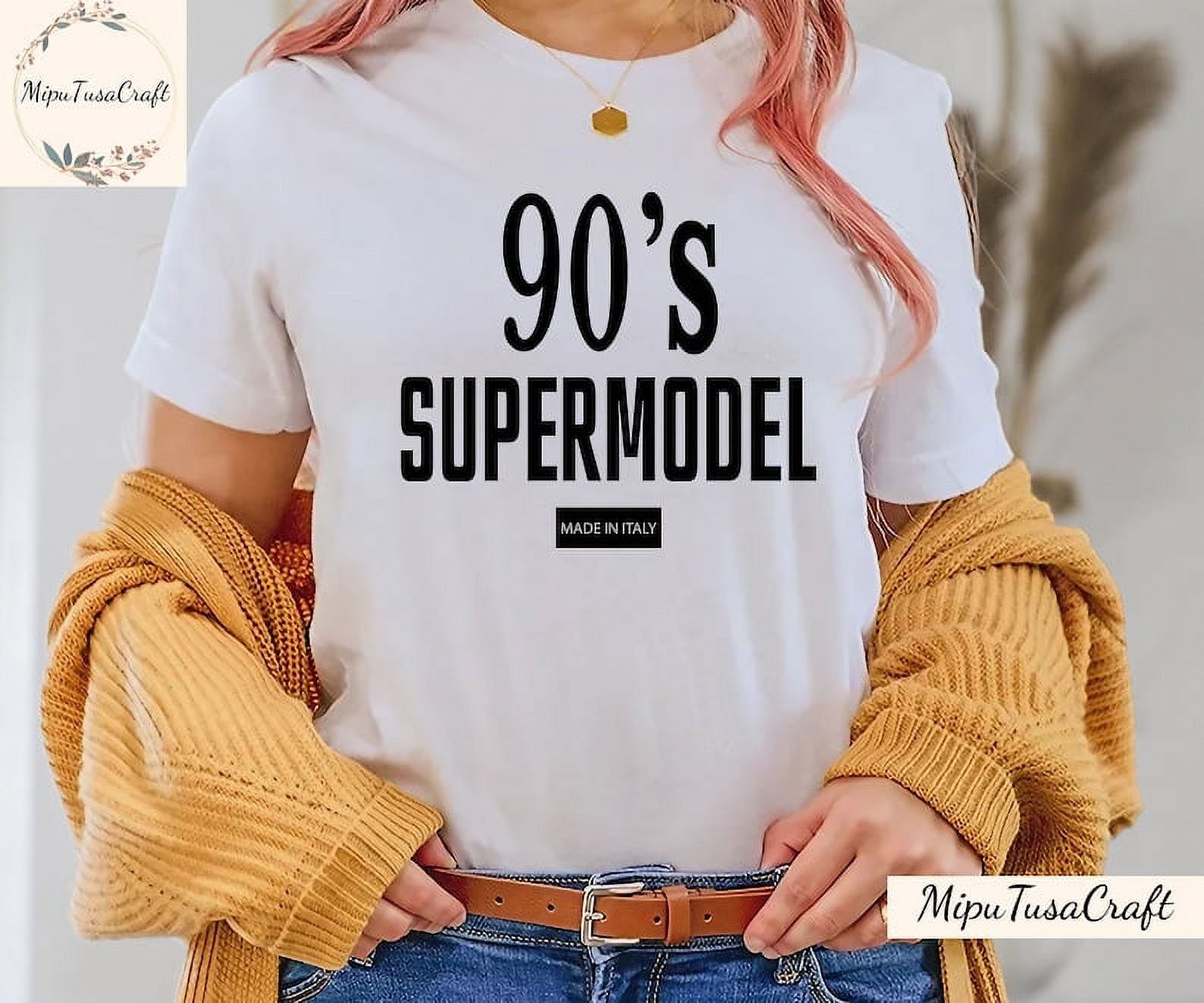 90s supermodel tshirt, 90's Supermodel Supermodel Instagram Model Shirt ...